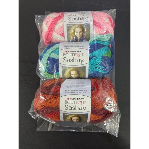 Red Heart Boutique Sashay | Other | 3 Skein Red Heart Boutique Sashay ...